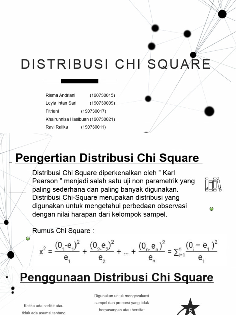 Uji Chi Square: Pengertian dan Penerapan | PDF