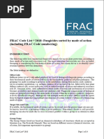 Frac Code List 2024 | PDF | Fungicide | Biosynthesis