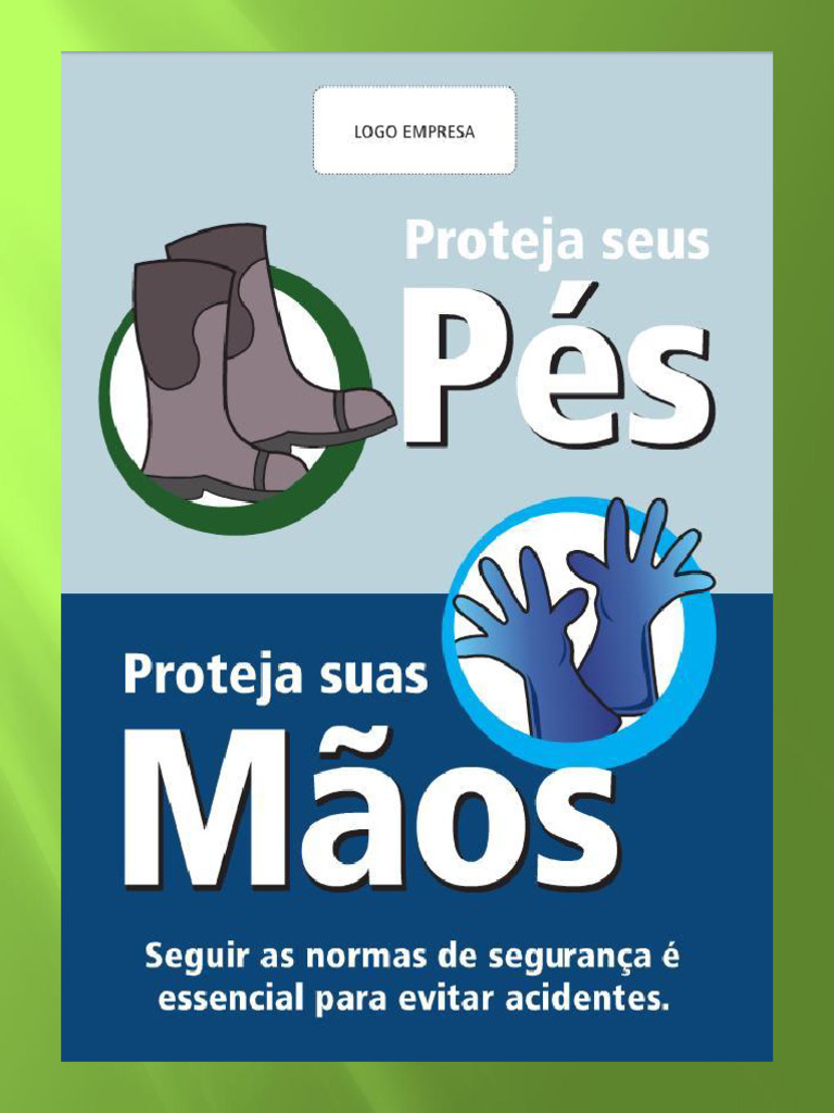 Cartilha Proteção Mãos e Pés | PDF
