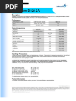 AVF 60 GOLD Vacuum Oil Data Sheet | PDF | Viscosity | Vacuum