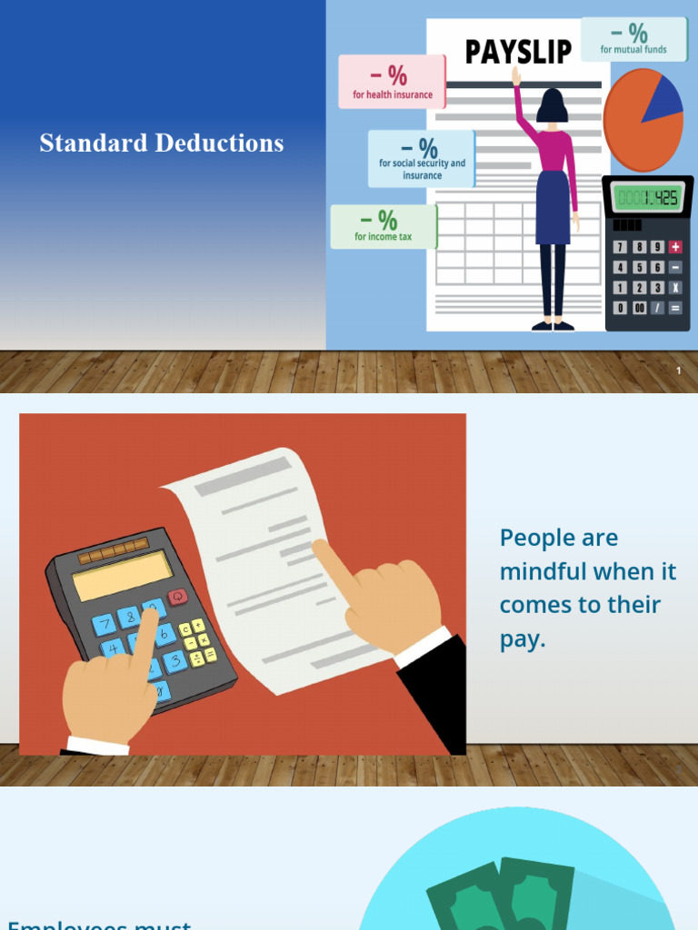 Bus Math-Module 5.5 Standard Deductions | PDF | Income Tax | Tax Deduction