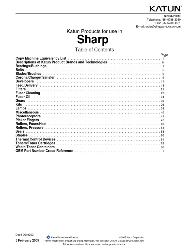 Katun Copier Product Overview | PDF | Secondary Sector Of The Economy ...