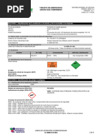 Argon Hoja de Seguridad | PDF | Toxicidad | Argón