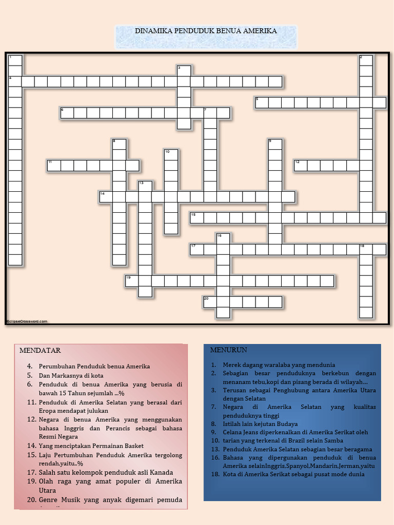 Tts Dinamika Penduduk Benua Amerika | PDF
