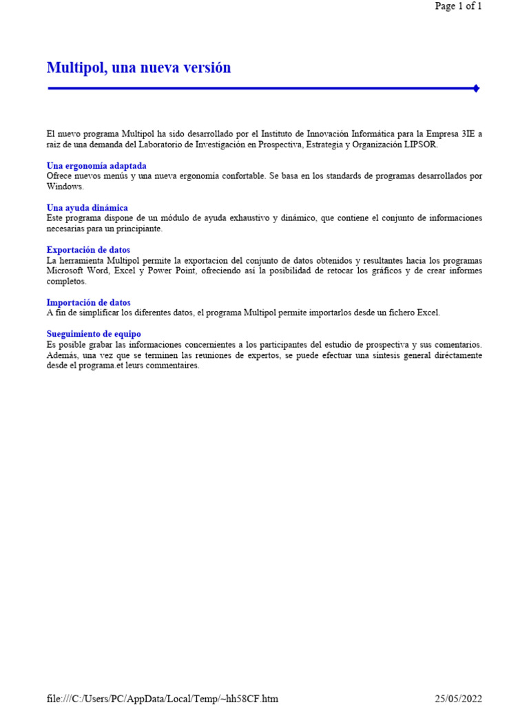 Manual Del Multipol | PDF