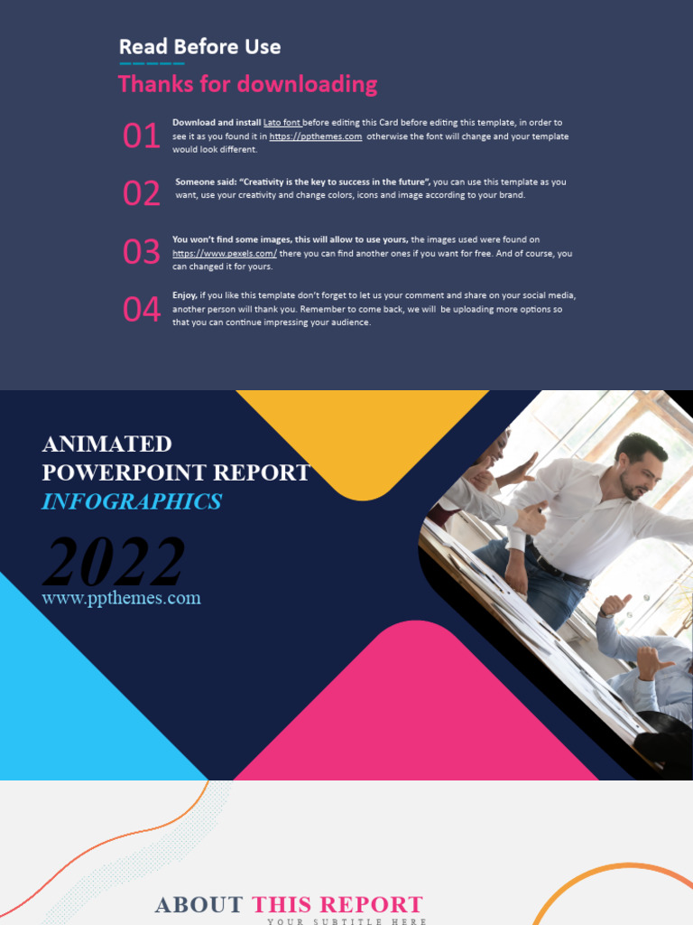 Animated PowerPoint Template Guide | PDF
