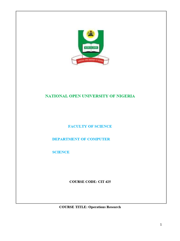 Operations Research | PDF | Conceptual Model | Mathematical Optimization