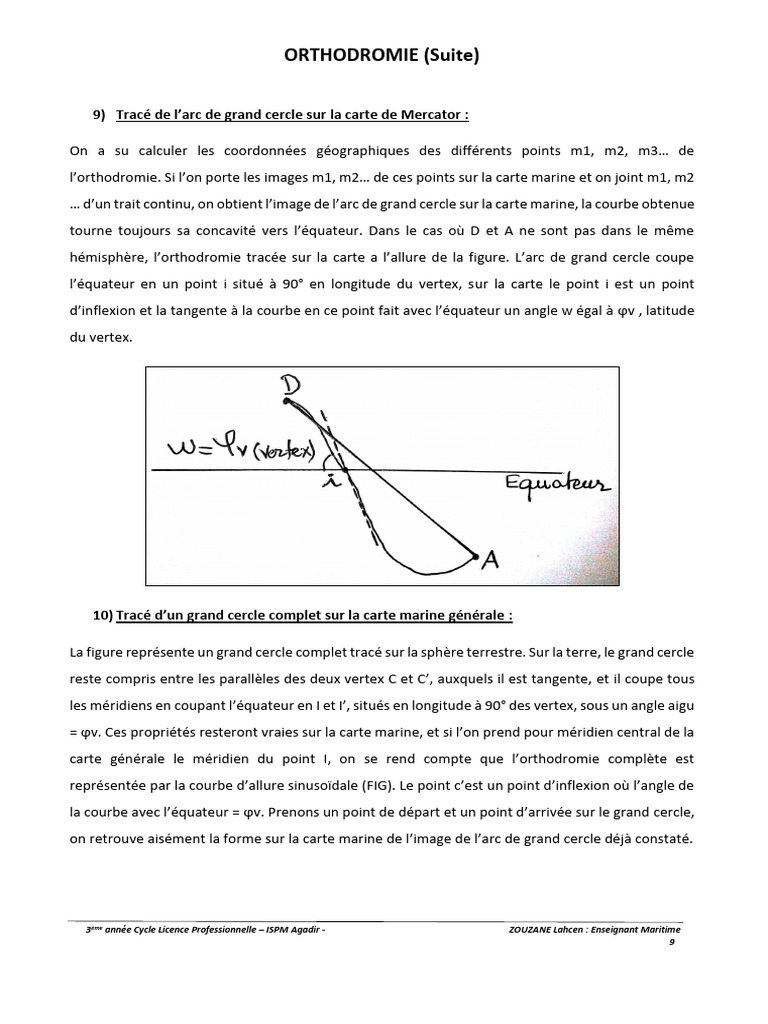 Orthodromie 4 | PDF | Cartographie | Géographie