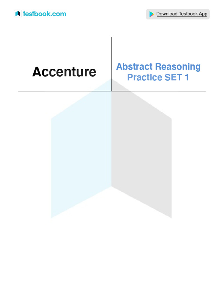 Accenture Abstract Reasoning Practice Set 1 E365f21f | PDF | Mathematics | Logic