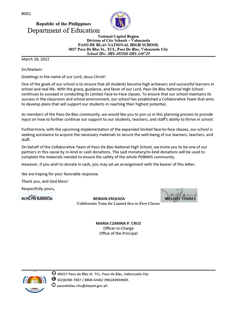 Letter To The Stakeholders | PDF