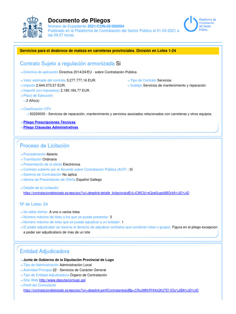 Pliego | PDF | Gobierno