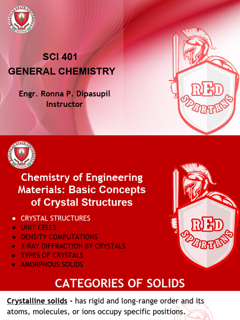 Basic Concepts of Crystal Structures | PDF | Ionic Bonding | Crystal ...