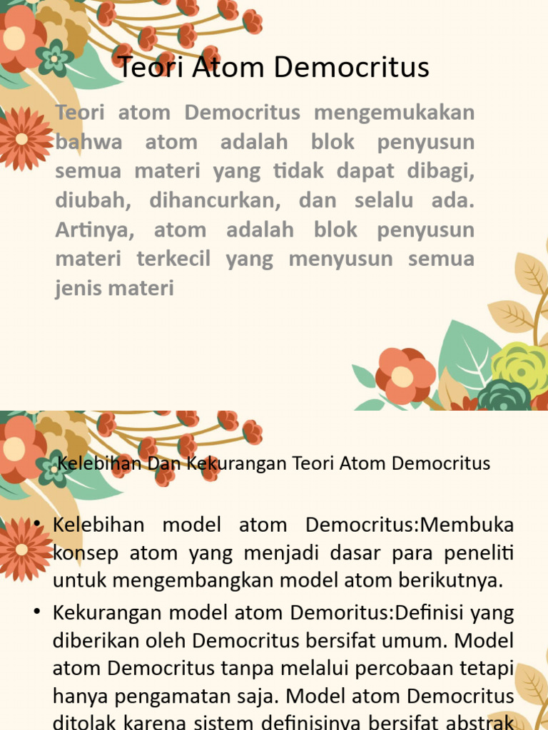 Teori Atom | PDF