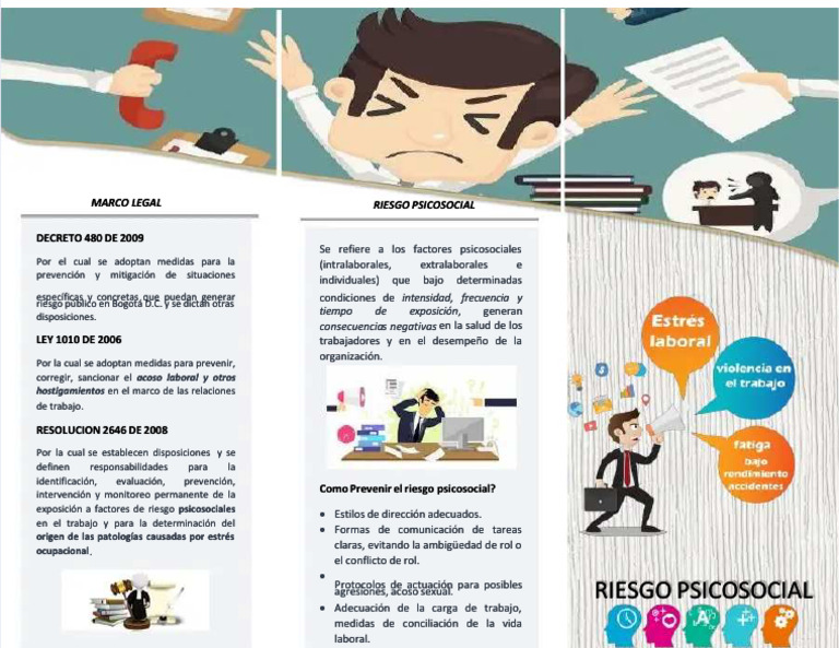 PDF Folleto Riesgo Psicosocial 1 Compress | PDF