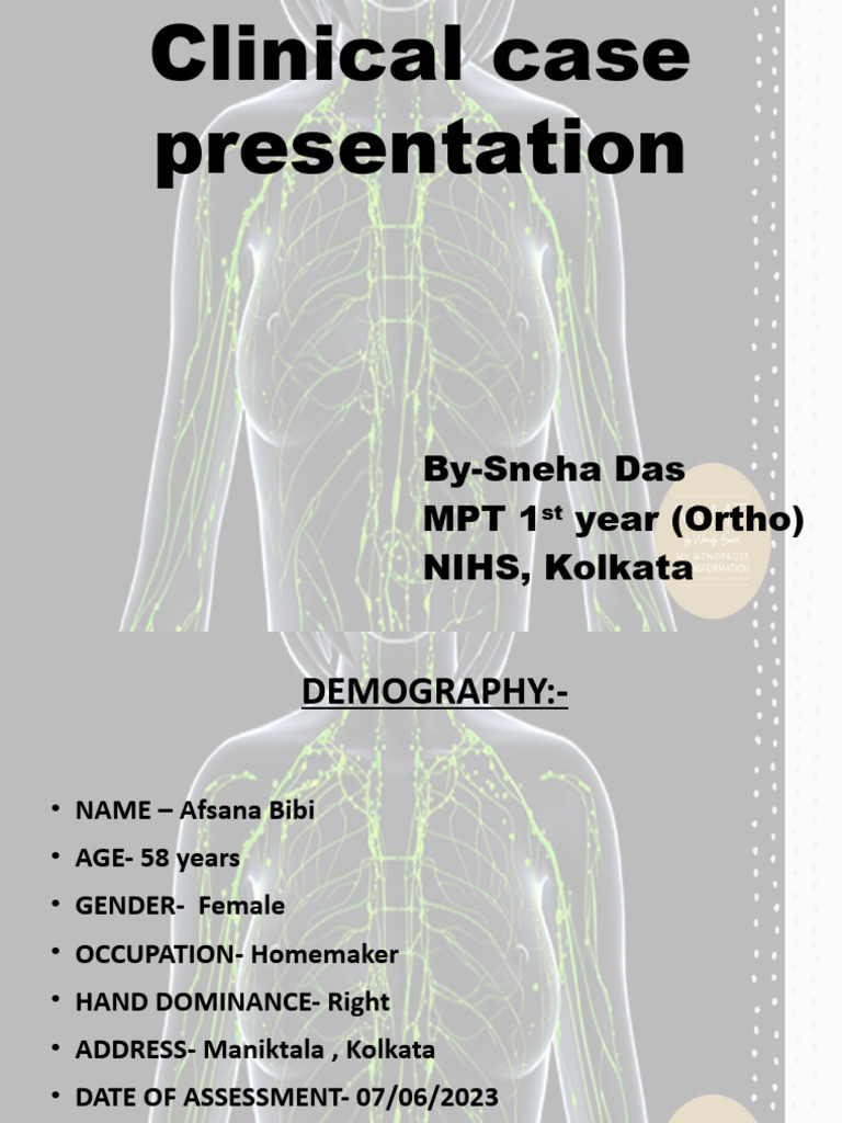 Clinical Case Presentation Oedema | Download Free PDF | Anatomical Terms Of Motion | Medicine