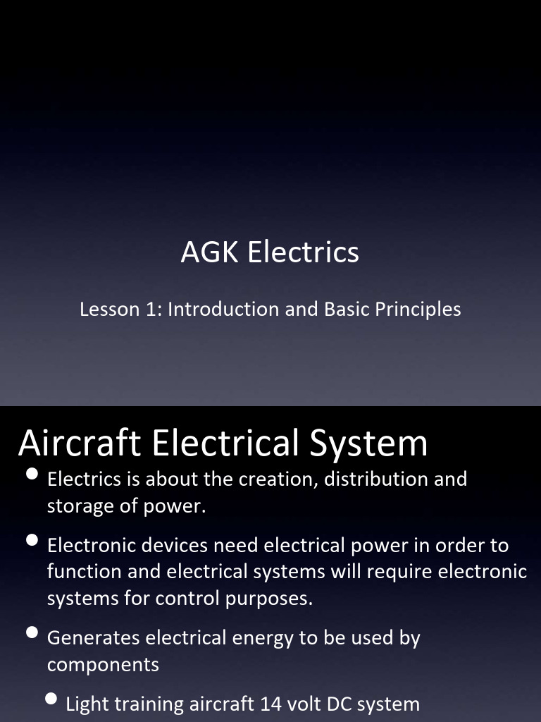 AGK - Electrics 1 Introduction S1 | Download Free PDF | Electric ...