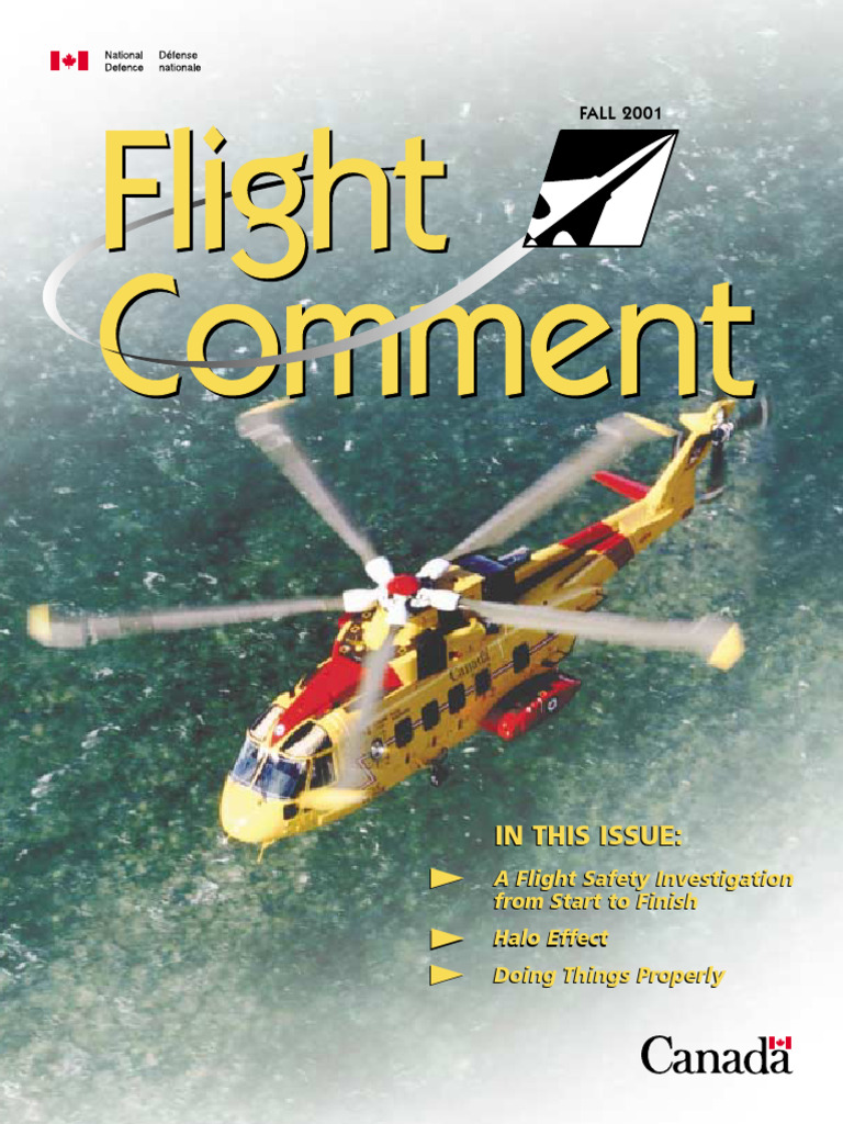 2001 4 Eng | PDF | Visual Flight Rules | Aviation Safety