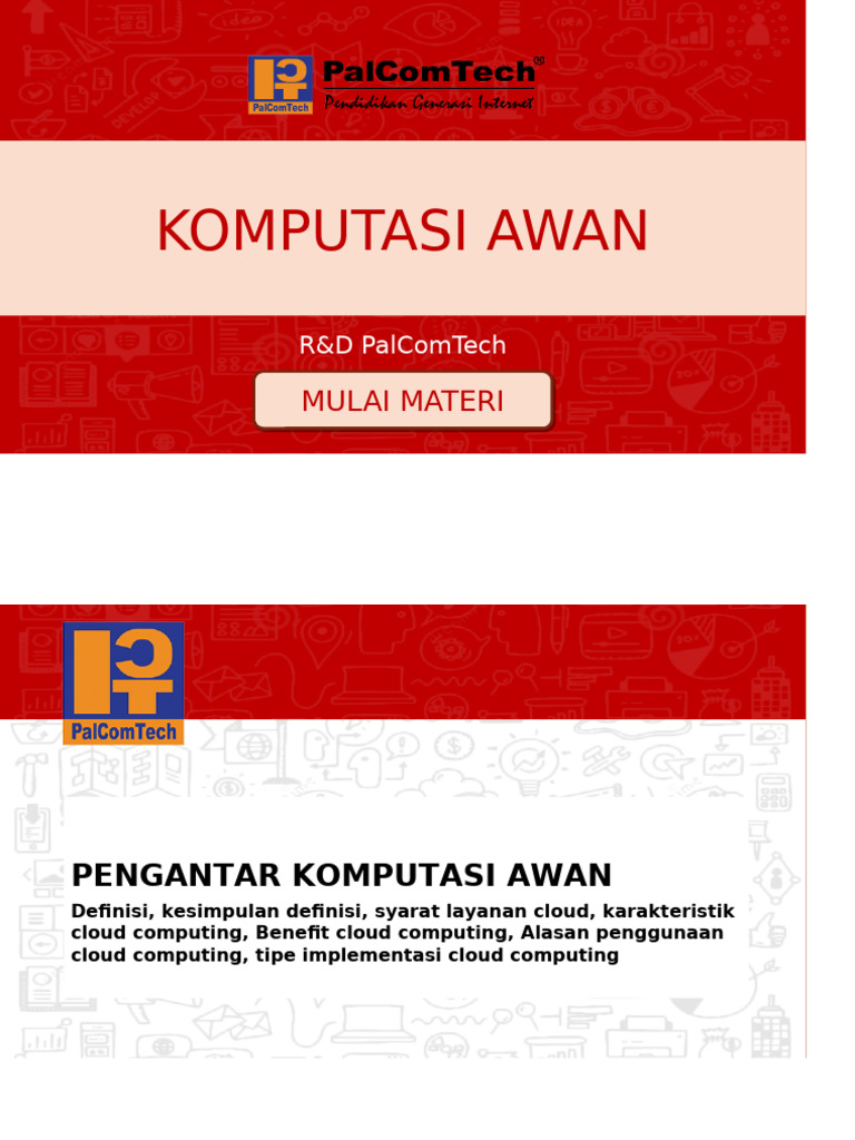 Komputasi Awan: Mulai Materi | PDF
