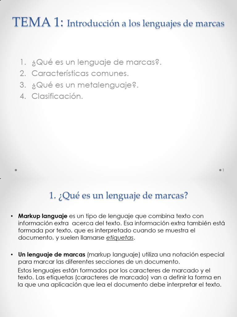 Tema 1 - IntroducciÃ N - Reconocimiento de Las Caracterã Sticas de Los ...