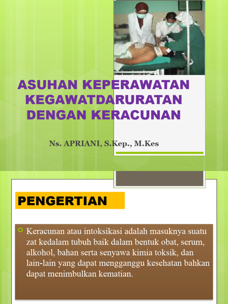 Askep Kegawatdaruratan Dengan Keracunan | PDF