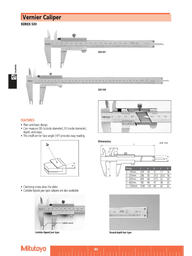 Vernier Caliper | PDF