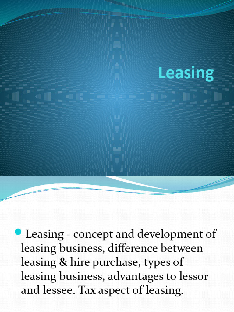 New Leasing | PDF | Lease | Renting