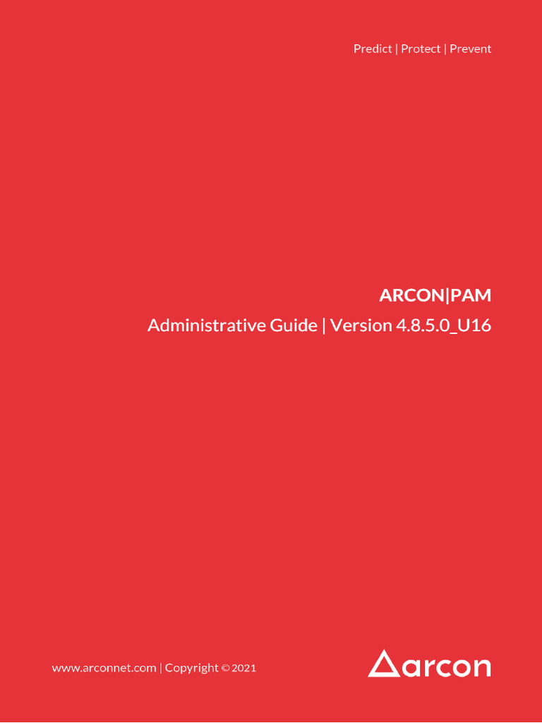 ARCON PAM Administrative Guide | PDF