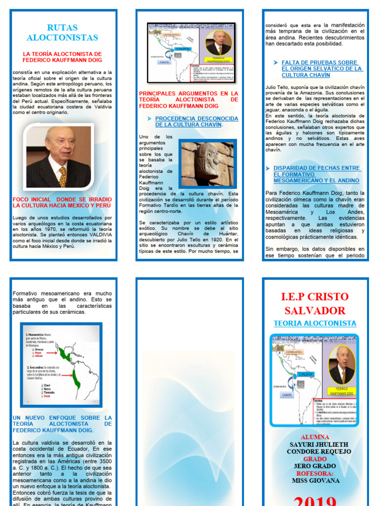 Triptico Aloctonista | PDF | Era precolombina | Arqueología