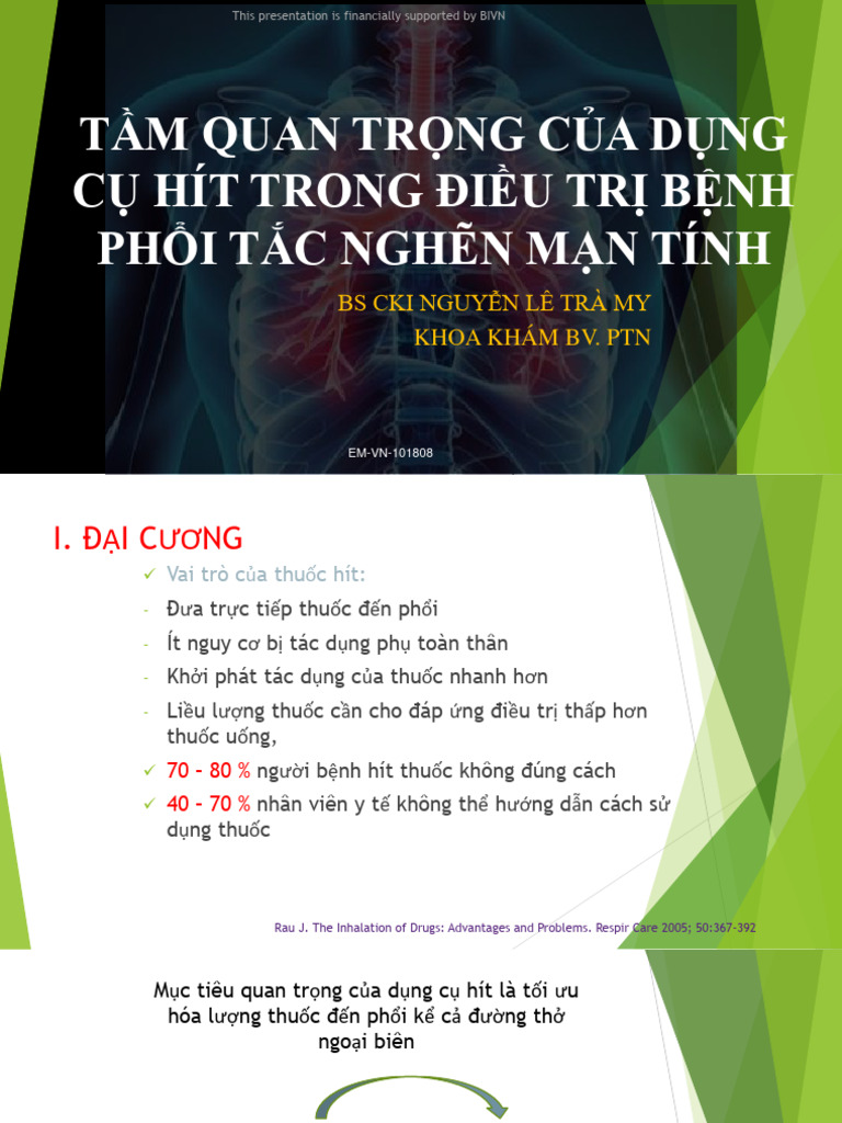 2.1 BS Tra My - Tầm Quan Trọng Của Dụng Cụ Hít Trong Điều Trị COPD-BS Trà My v2 | PDF
