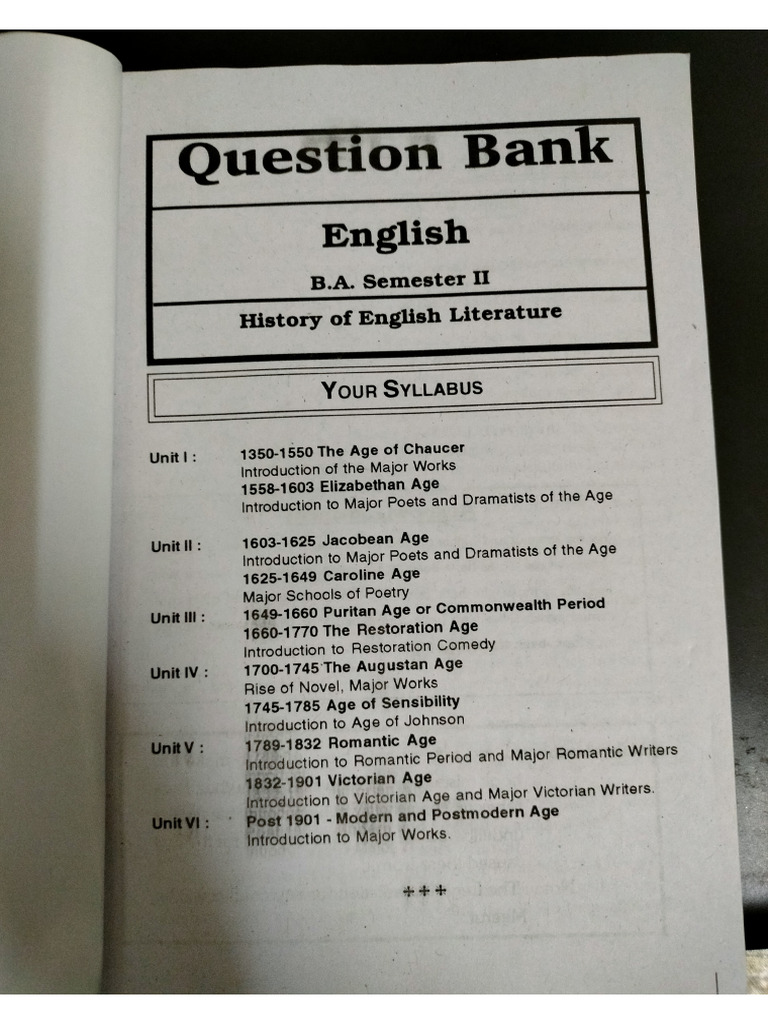 Ques. Bank Eng. | PDF