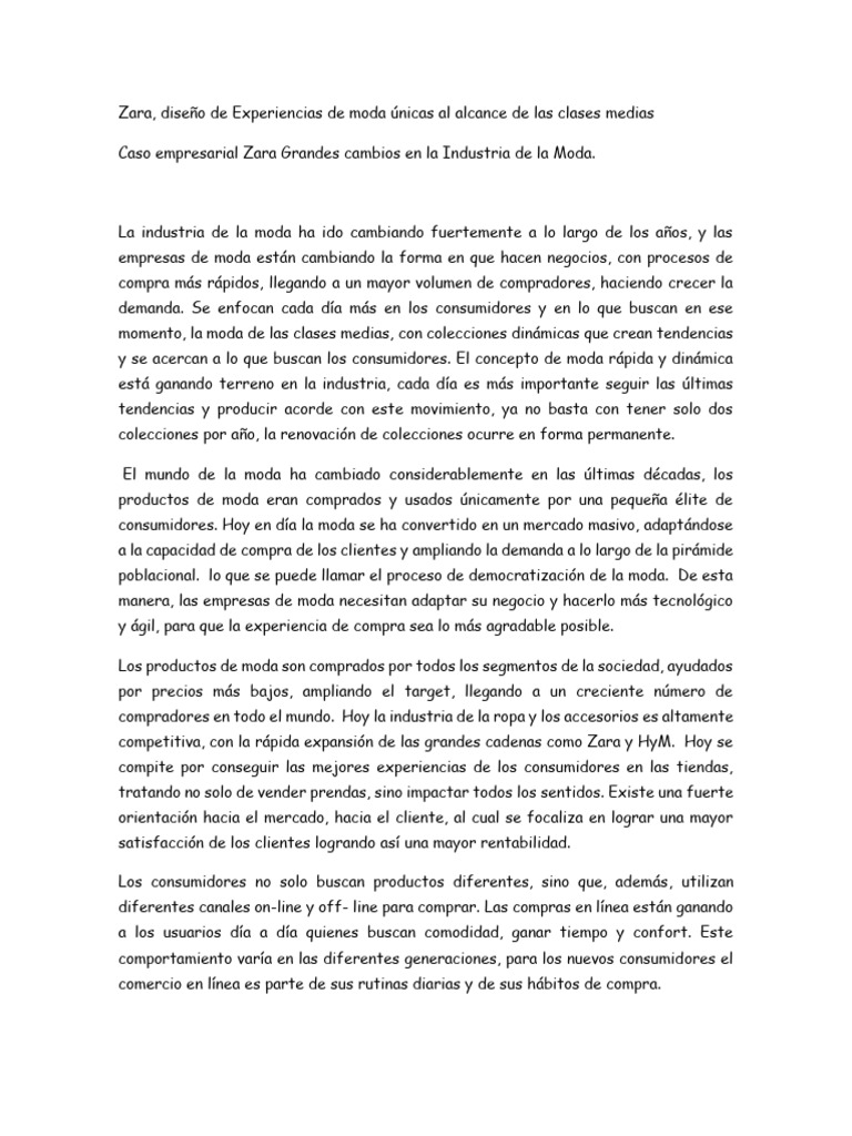 Caso Zara | PDF | Moda | Marca