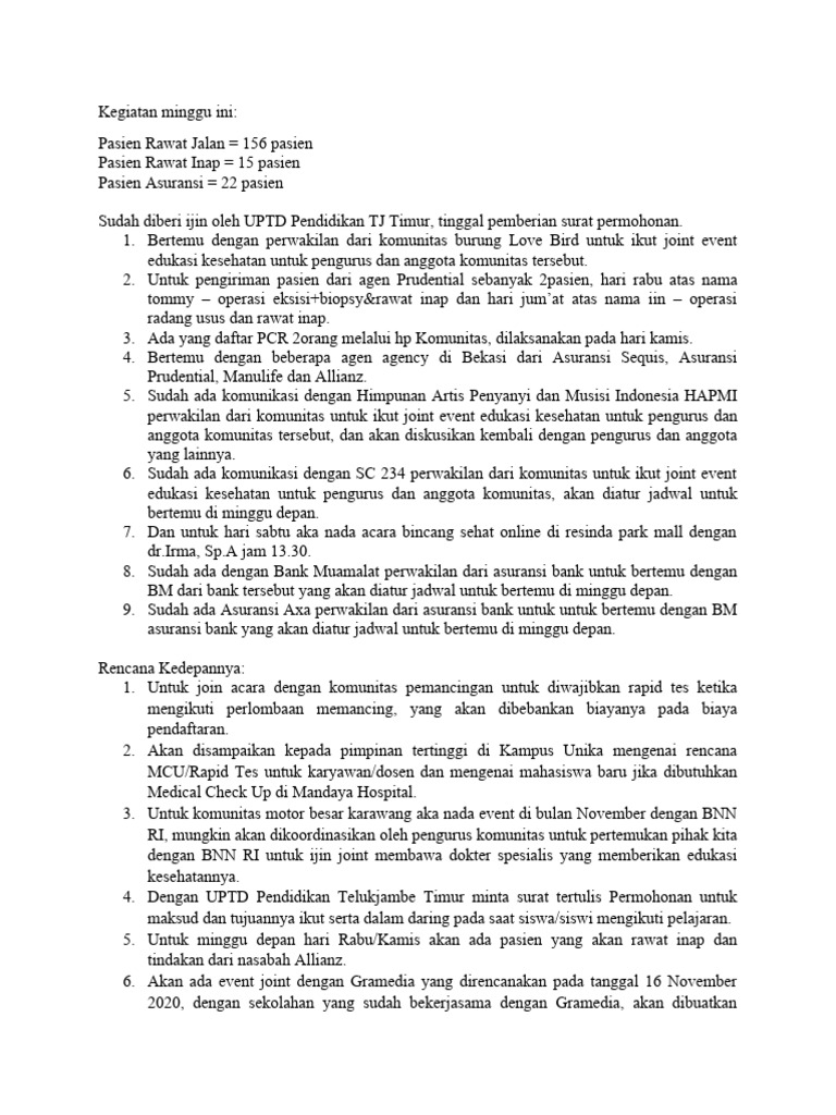 Plan Mingdep | PDF | Ilmu Sosial | Pengembangan Diri