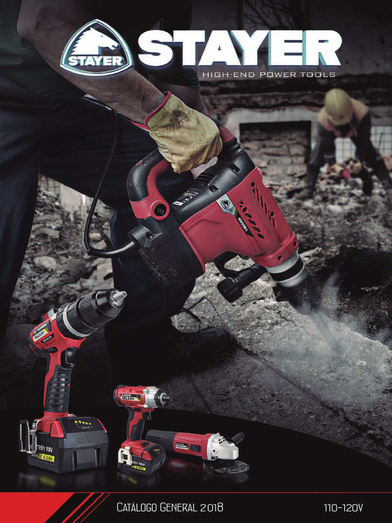 Catalogo-PDF Stayer Herramientas Electricas y Bateria | PDF | Calidad ...
