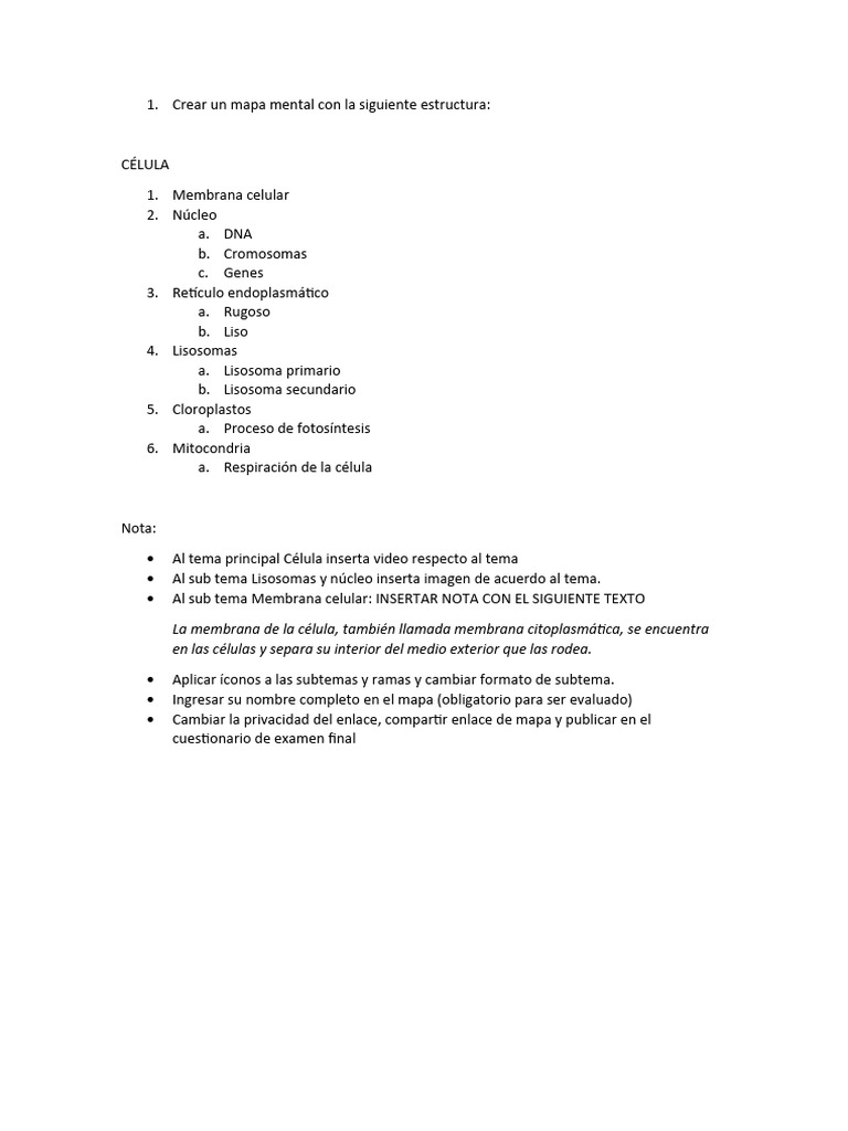 Recurso Mapa Mental-Mindomo | PDF