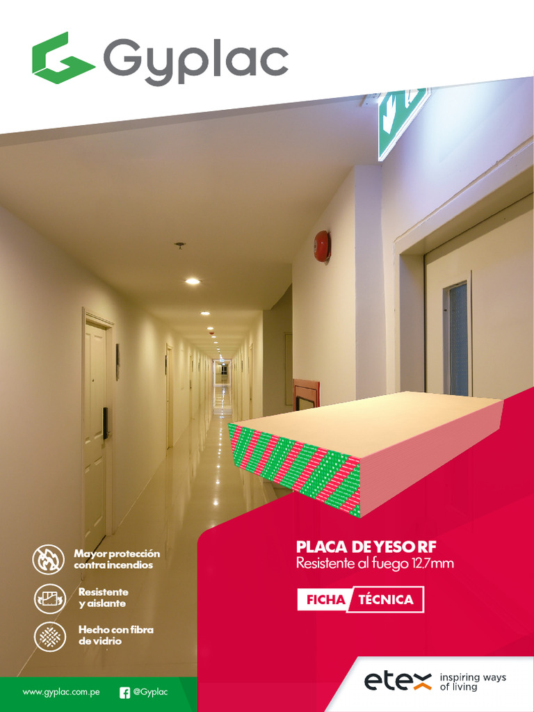 PLANCHA RF 12.7mm - GYPLAC | PDF