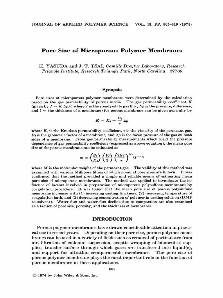 Yasuda 1974 | PDF | Porosity | Permeability (Earth Sciences)