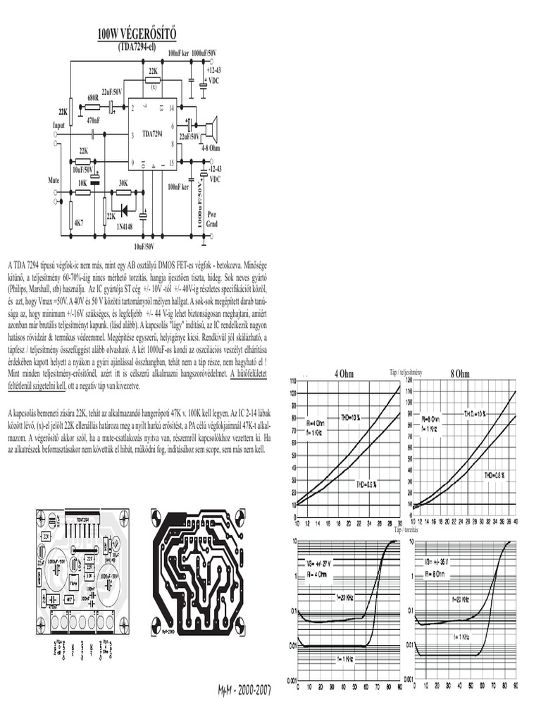 Tda7294 Kit | PDF