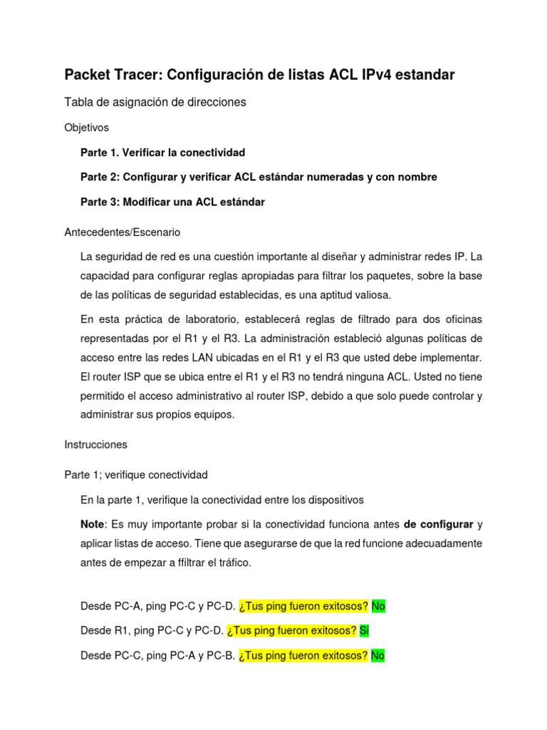 Practica Redes 5.2.7 | PDF | Enrutador (Computación) | Protocolos de internet