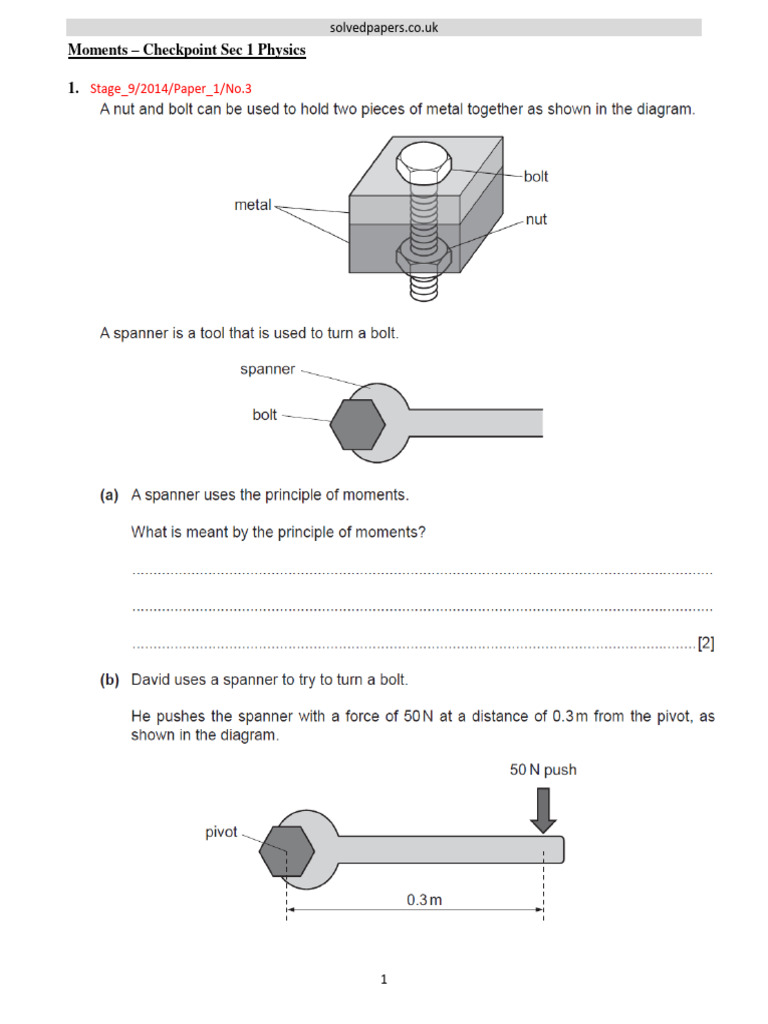 2022 14 Moments Checkpoint - Sec - 1 Physics Progression | PDF 2022 14 Moments Checkpoint - Sec - 1 Physics Progression | PDF