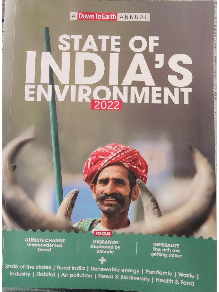 State Of Indias Environment Pdf Sanitation Waste Management