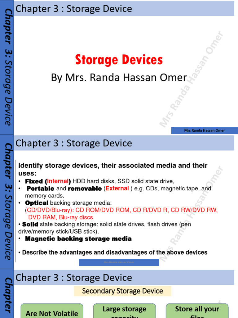 Storage Devices Updated Randa | PDF | Computer Data Storage | Usb Flash ...