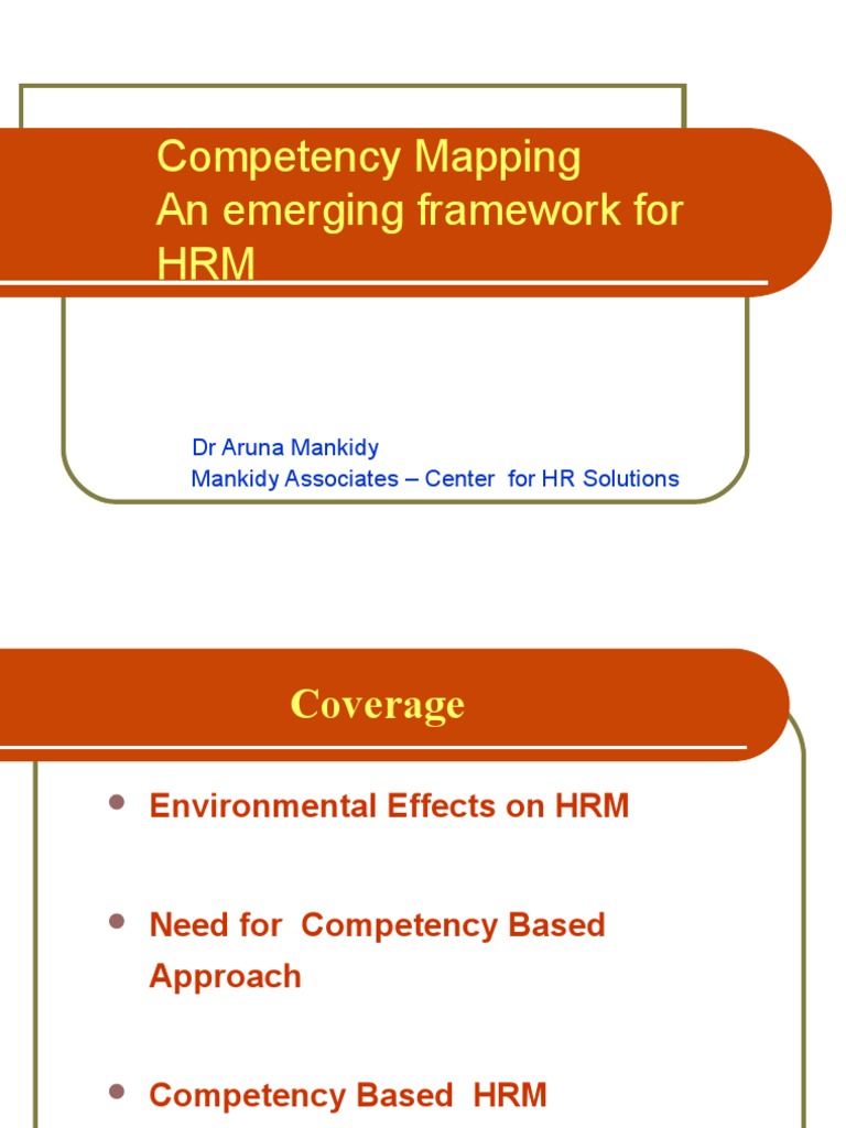 Competency Based HRM | Competence (Human Resources) | Human Resource ...