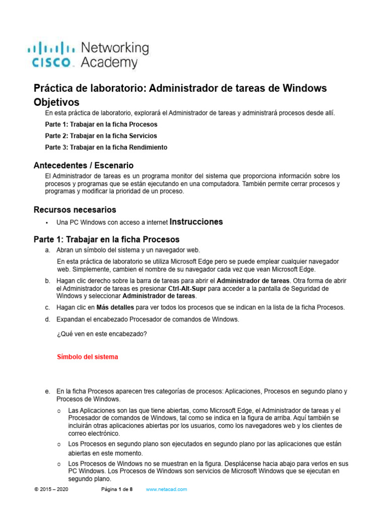 3312 Lab Windows Task Manager Es Xl Resuelta Pdf 