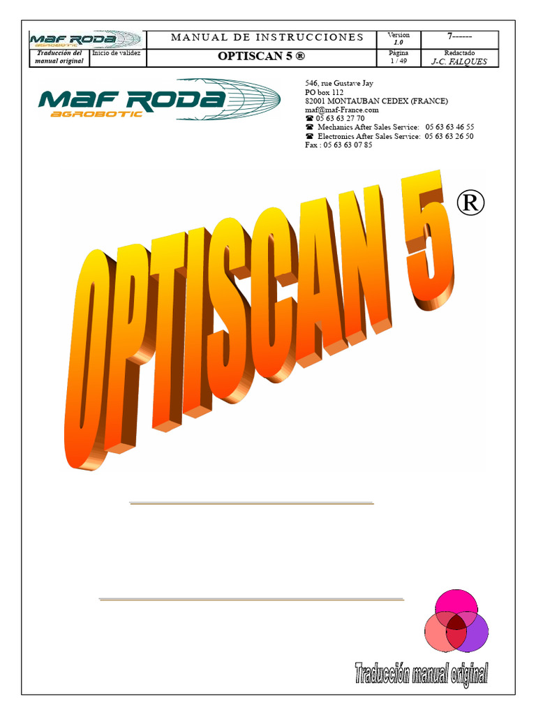 Optiscan 5 V1.0 - ES | PDF | Informática