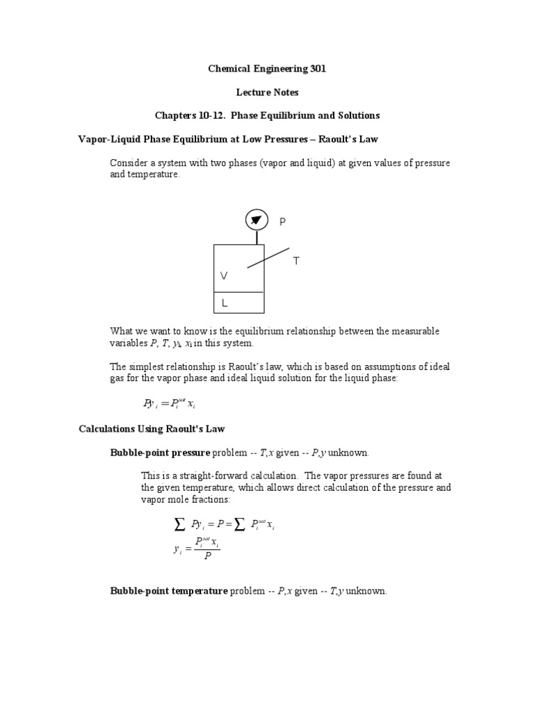 Flash Calculation | Phase (Matter) | Statistical Mechanics