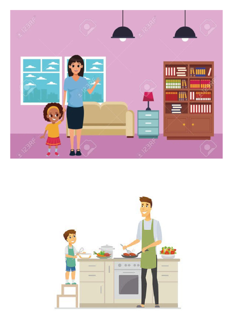 Where Is... Family Members and Parts of The House | PDF