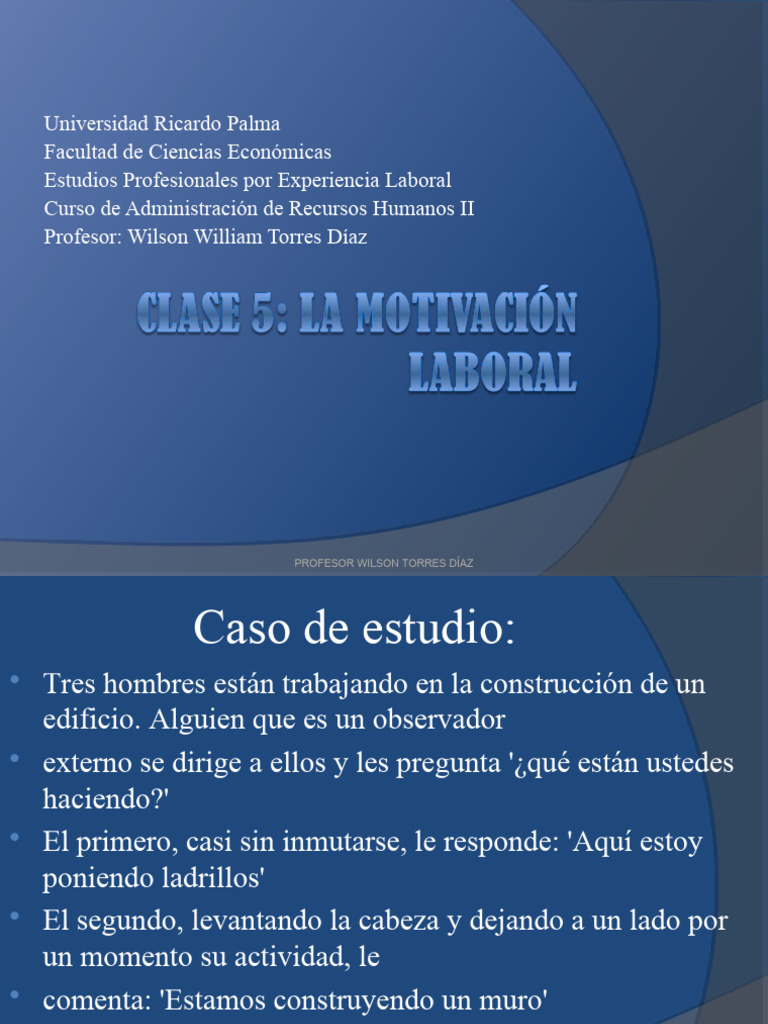 Clase 6 La Motivacion - Arh 2 | PDF | Motivación | Motivacional