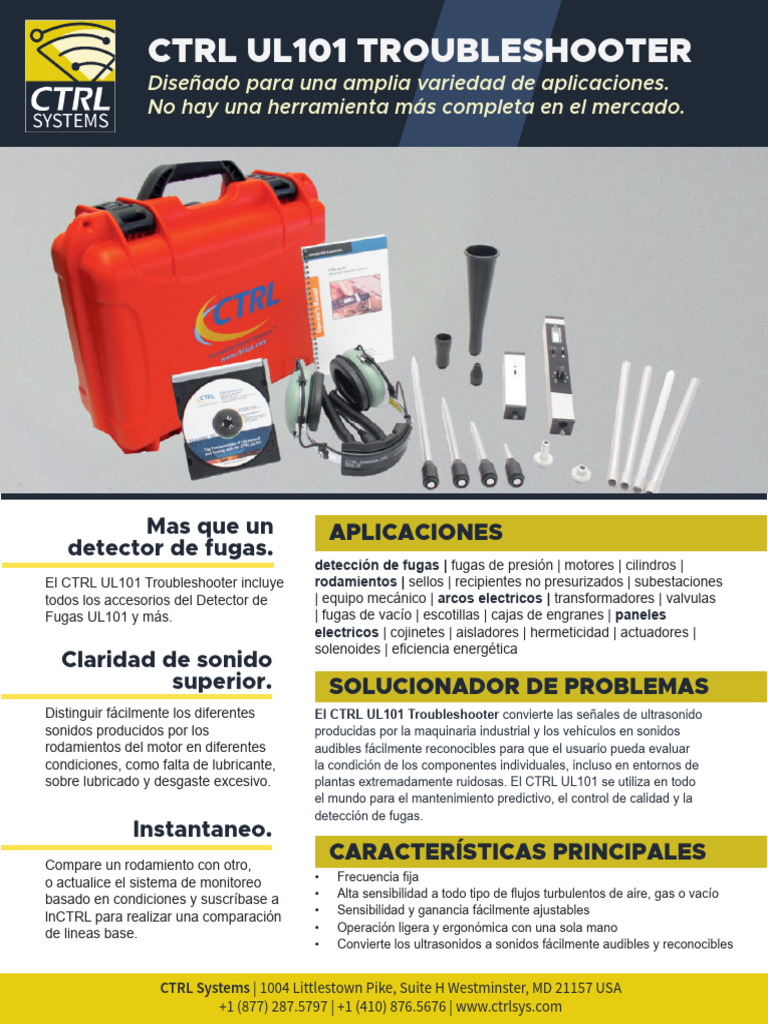 Ficha Tecnica UL 101 Troubleshooter | PDF
