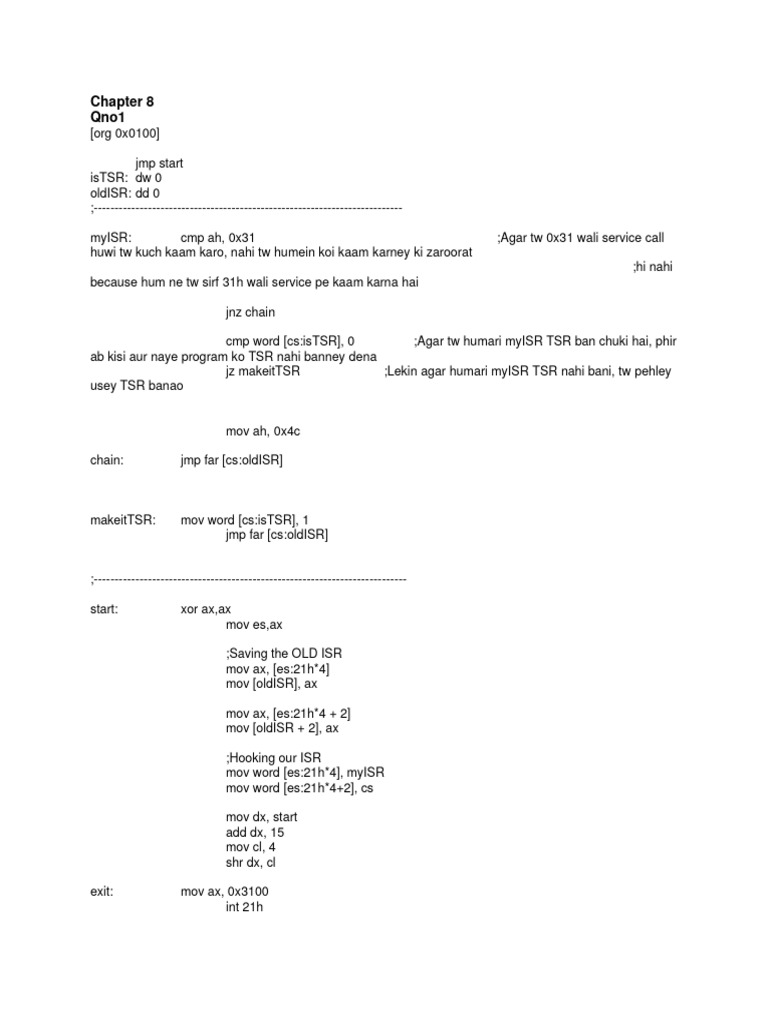 Chapter 8 and 9 Codes | PDF