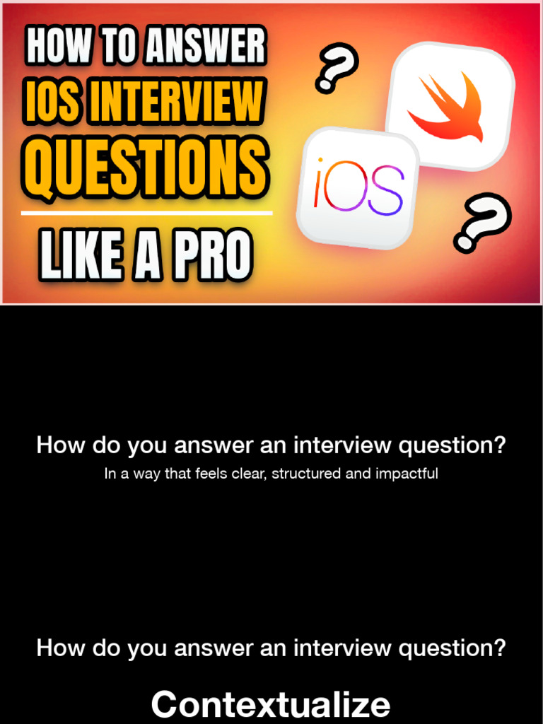 iOS Interview Questions | PDF